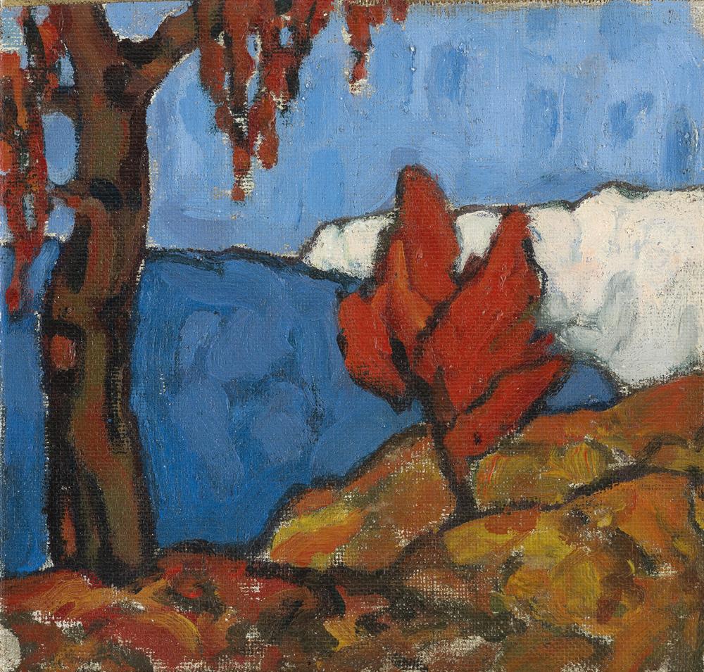 Roter Baum von Artur Nikodem : Galerie bei der Albertina